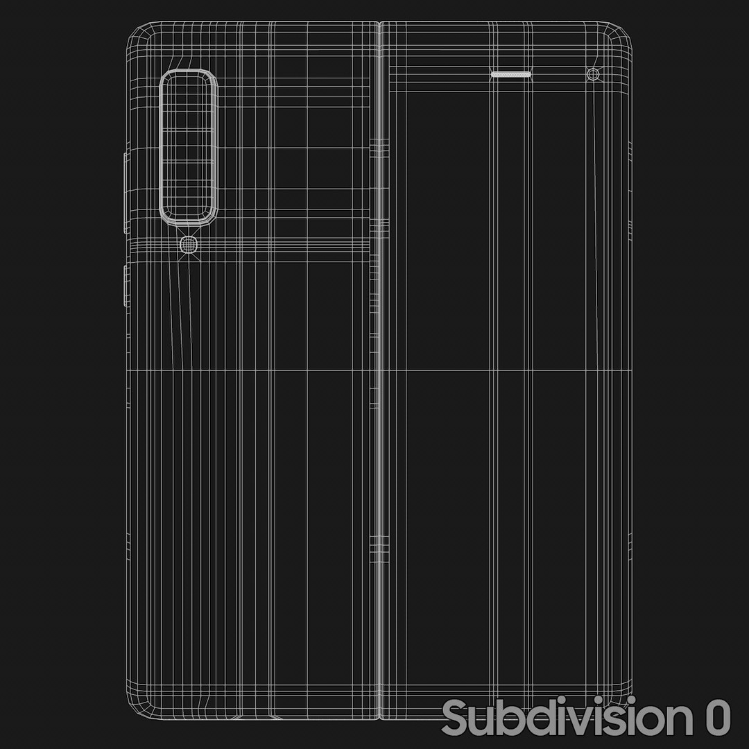 3D Samsung Galaxy Fold - TurboSquid 1381306