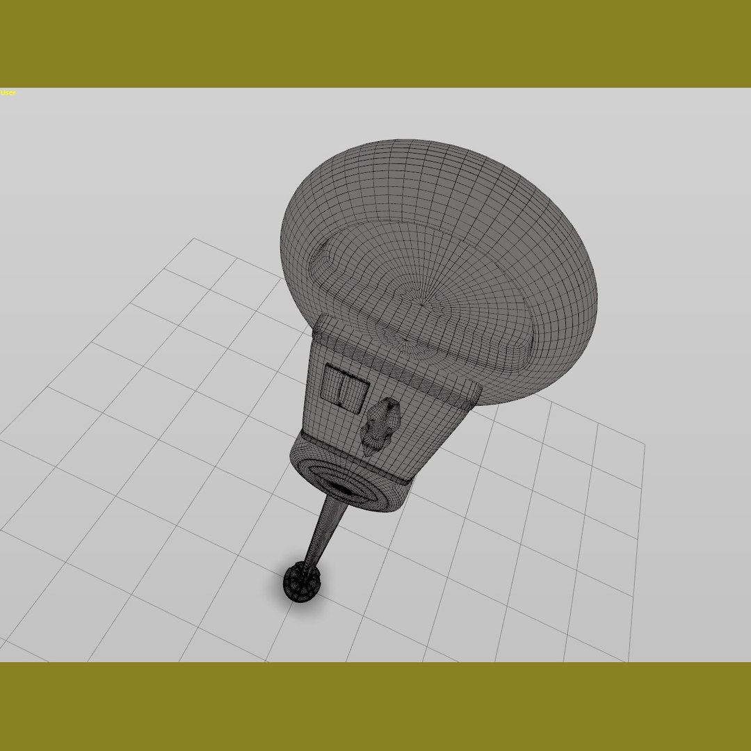 3d parking meter model