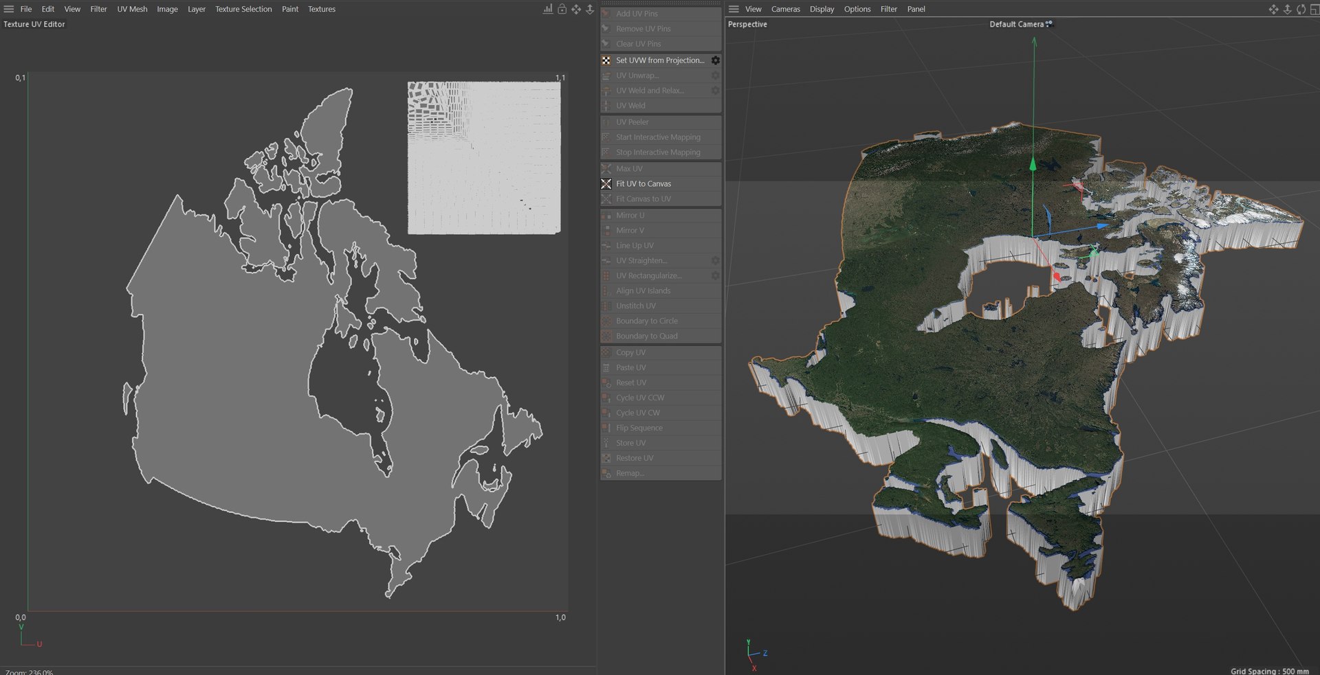 Canada Terrain Map 3D - TurboSquid 2335474