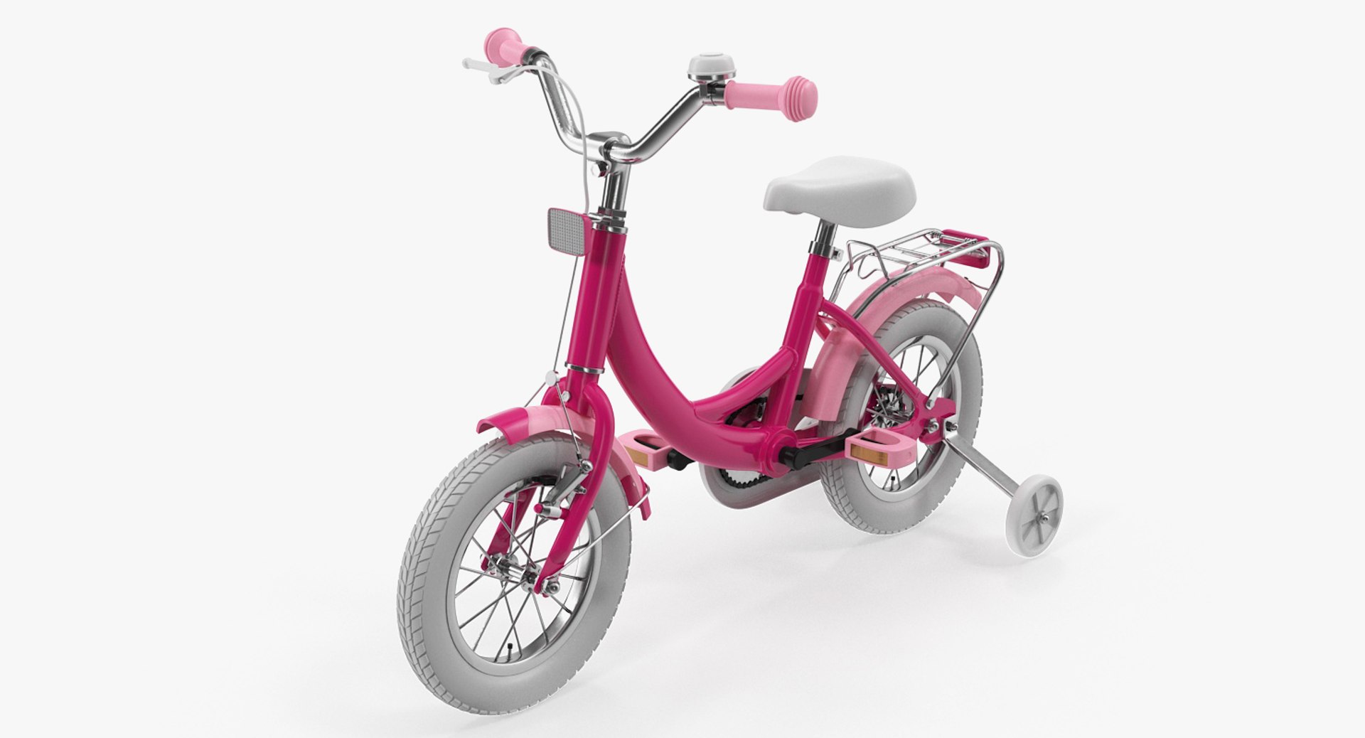 Girls Kids Bike Training Model - TurboSquid 1247280