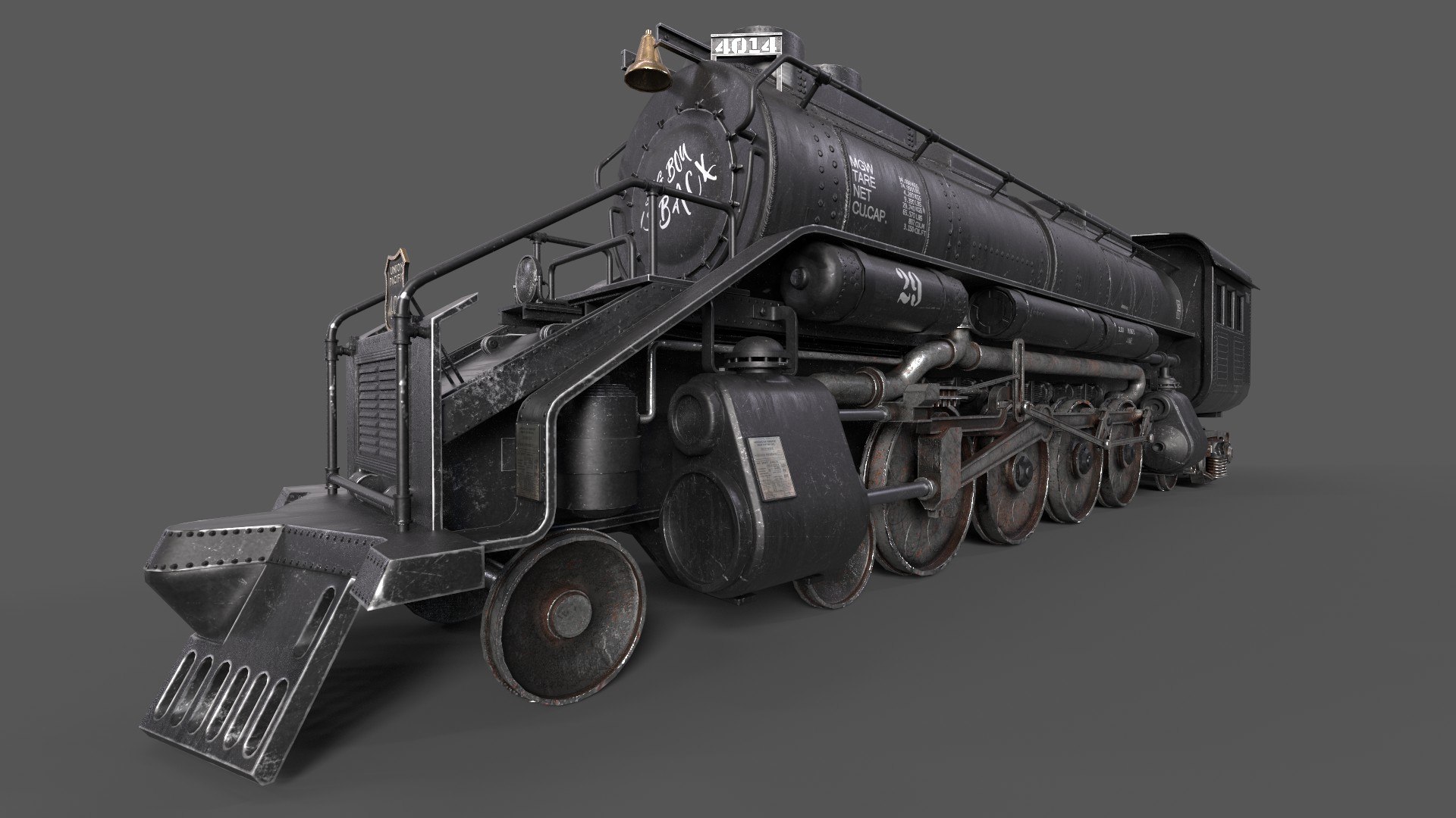 Good Old Big Boy 3D Model - TurboSquid 1967444
