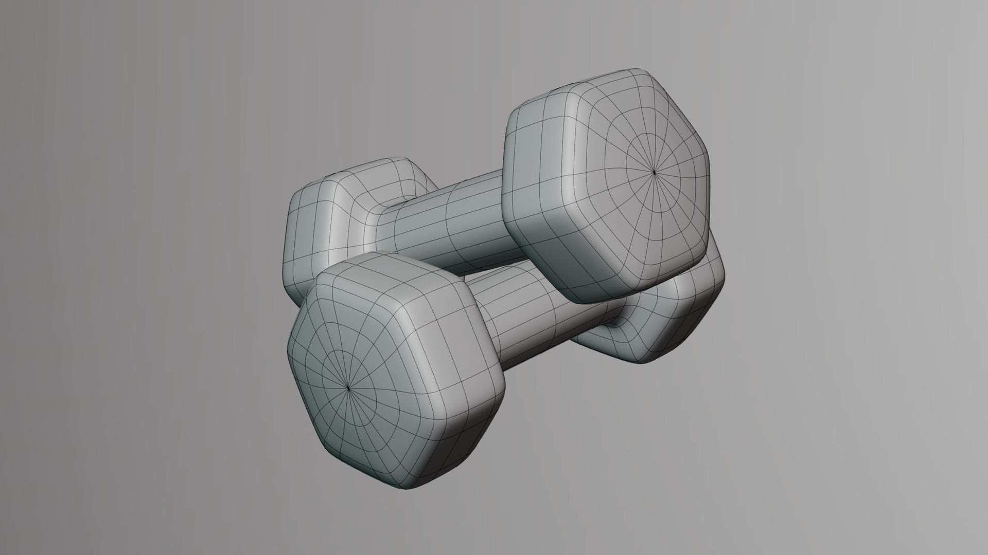 3 Kg Dumbbell model - TurboSquid 1911130