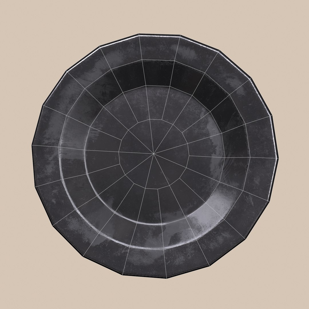Plate Medieval 3D Model - TurboSquid 1380885