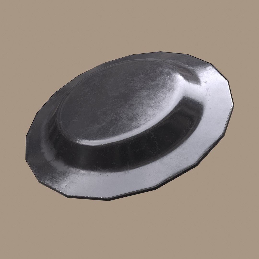 Plate Medieval 3D Model - TurboSquid 1380885
