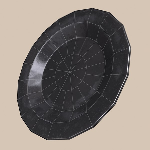 Plate medieval 3D model - TurboSquid 1380885