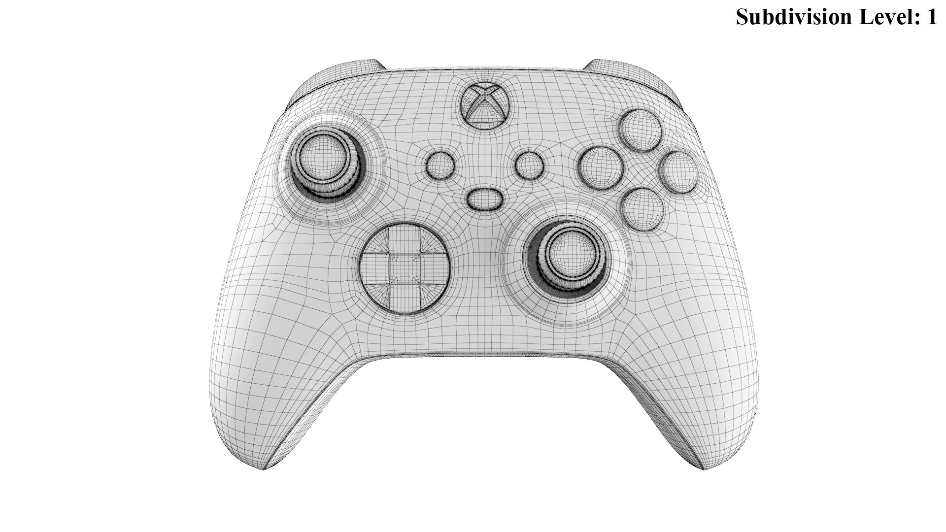 X-Box Series S Controller 3D Model - TurboSquid 1783508