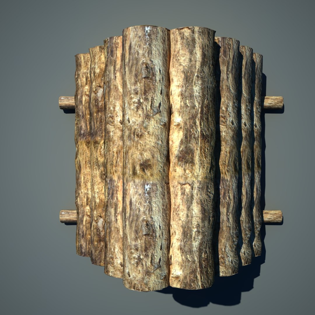 3d Timber Wood Log
