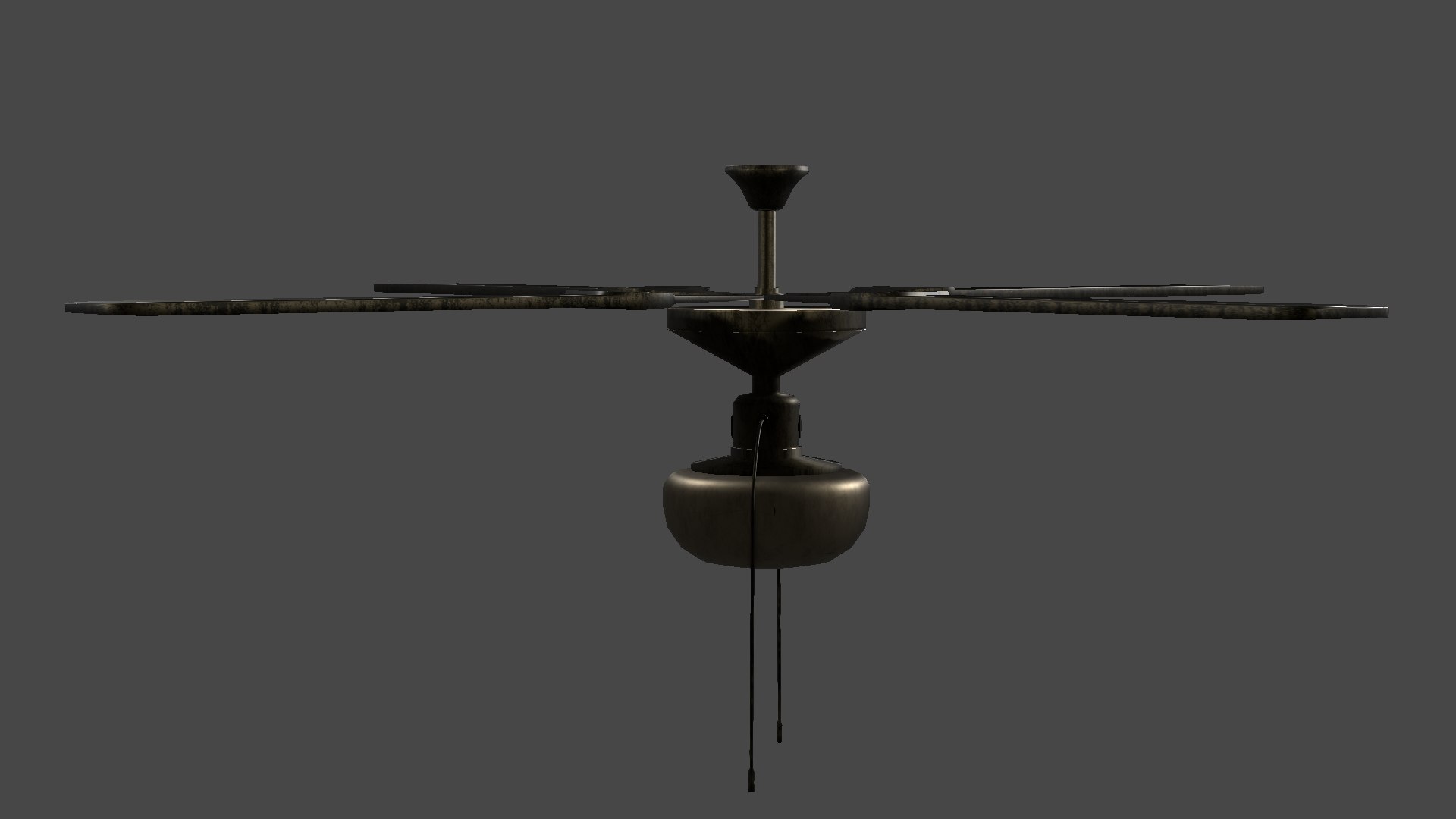 3D OLD FAN Ceiling fan - Low Poly realistic model - TurboSquid 1989134