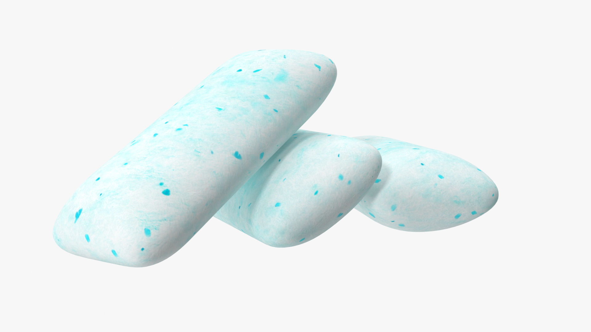 3D Chewing Gum Pads Green - TurboSquid 2046534