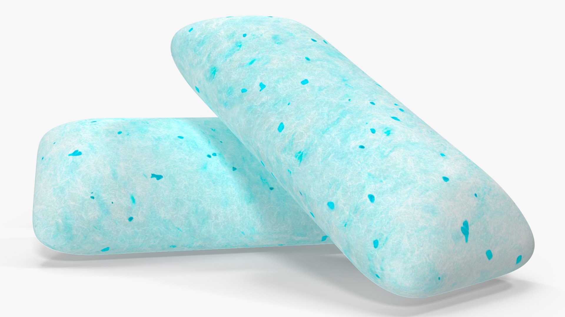 3D Chewing Gum Pads Green - TurboSquid 2046534