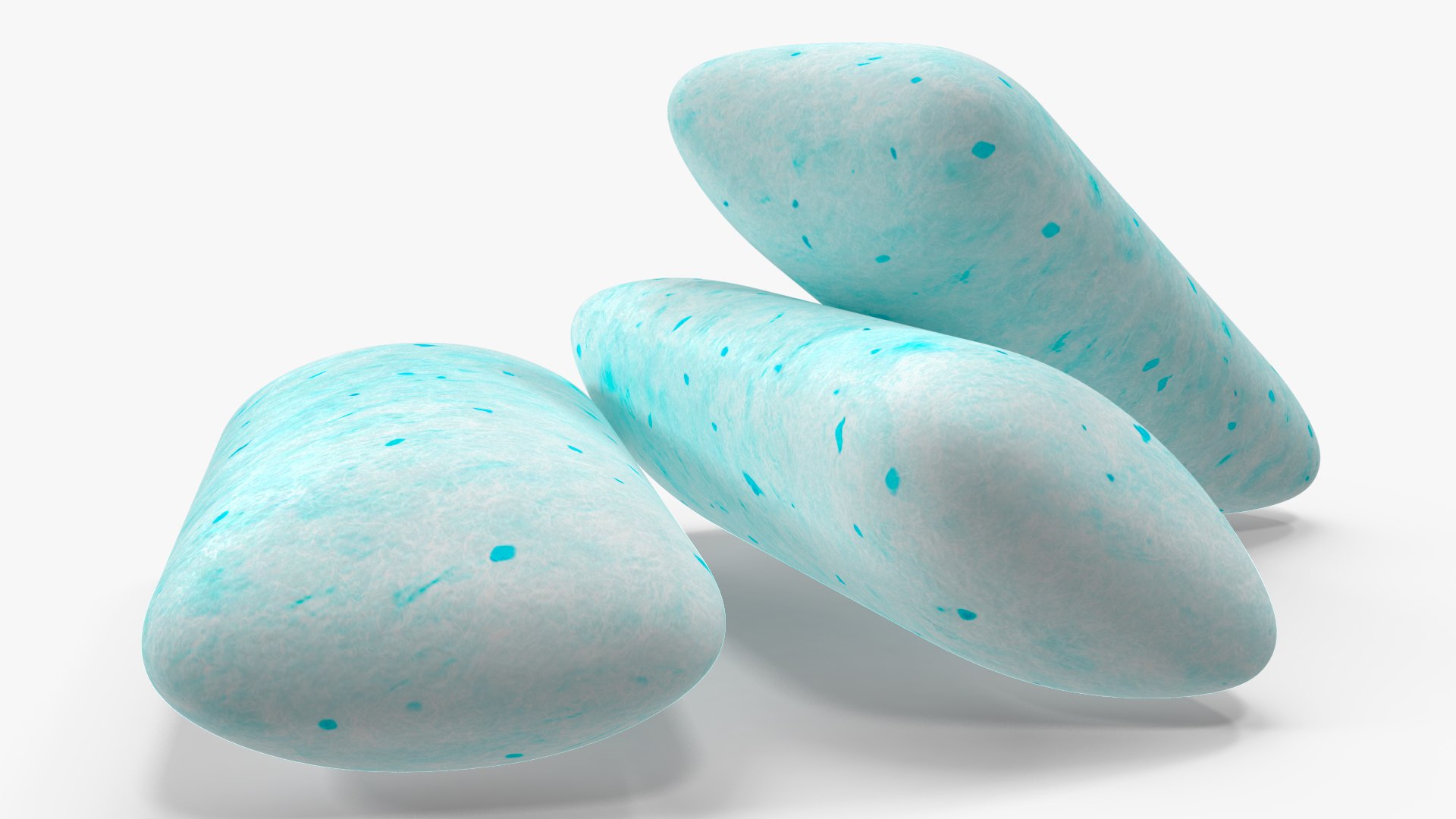 3D Chewing Gum Pads Green - TurboSquid 2046534