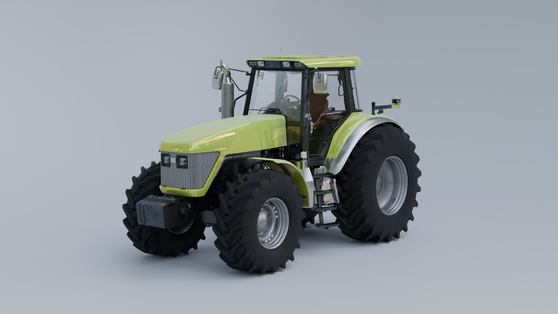 3D Modern Farm Tractor 3D Model High-Quality PBR Textured - TurboSquid ...