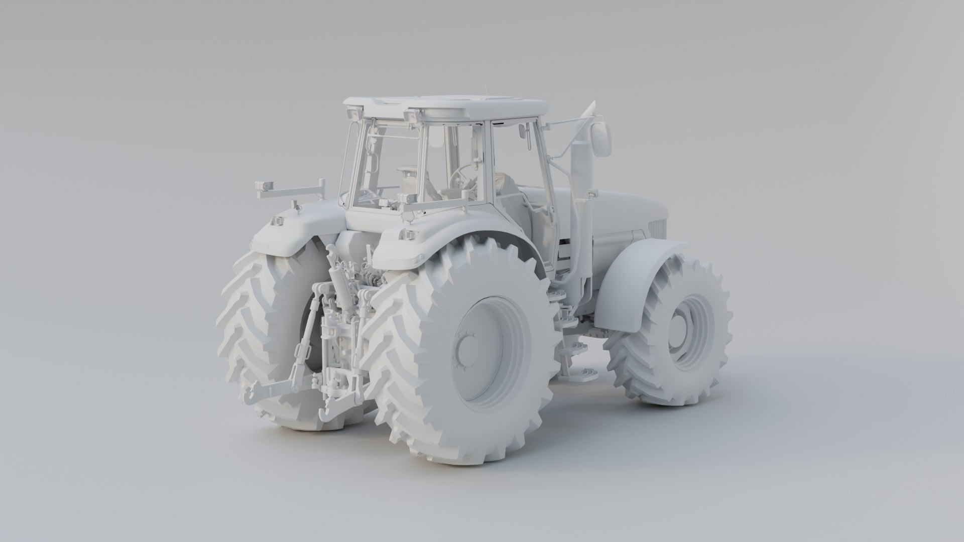 3D Modern Farm Tractor 3D Model High-Quality PBR Textured - TurboSquid ...