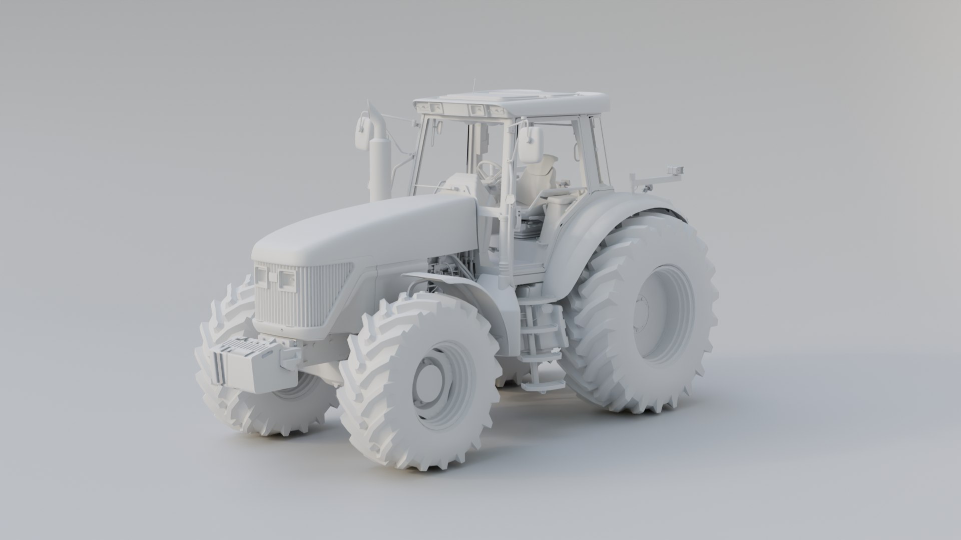 3D Modern Farm Tractor 3D Model High-Quality PBR Textured - TurboSquid ...