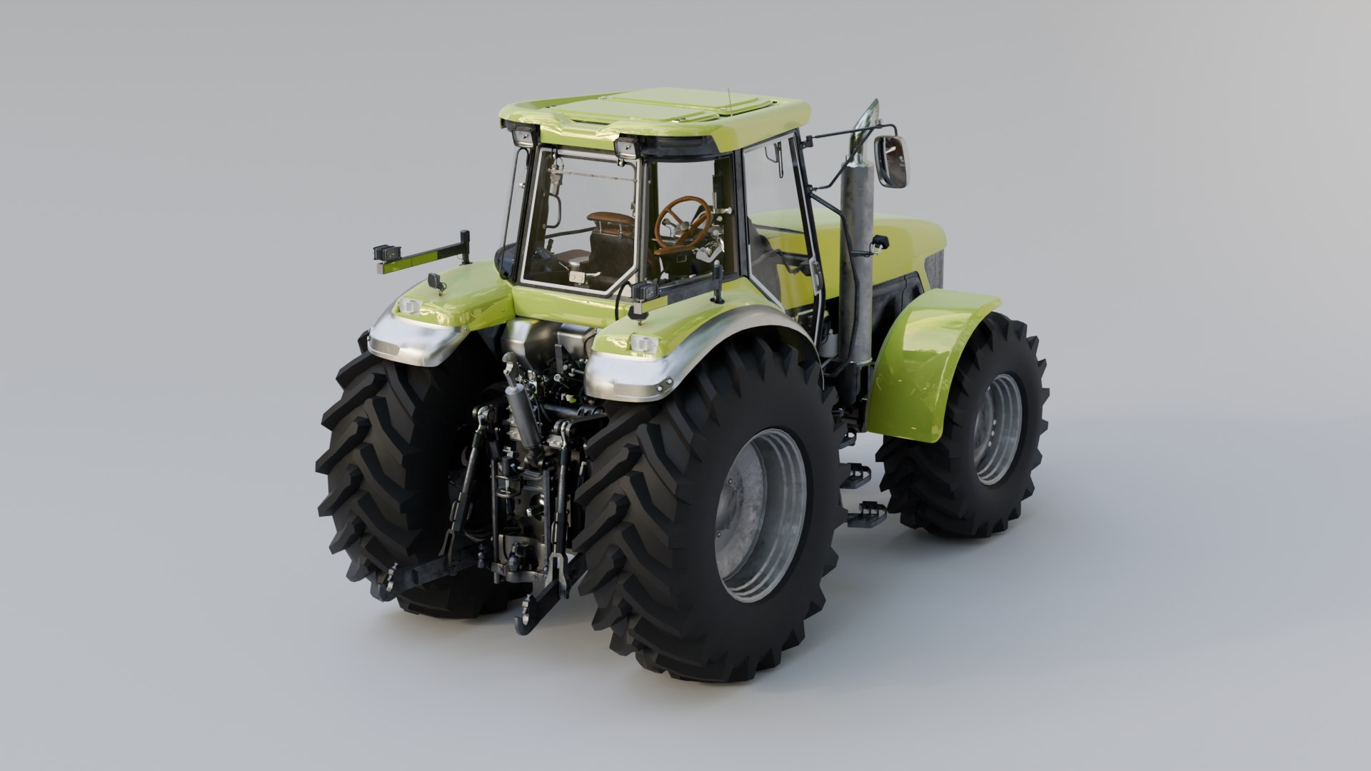 3D Modern Farm Tractor 3D Model High-Quality PBR Textured - TurboSquid ...