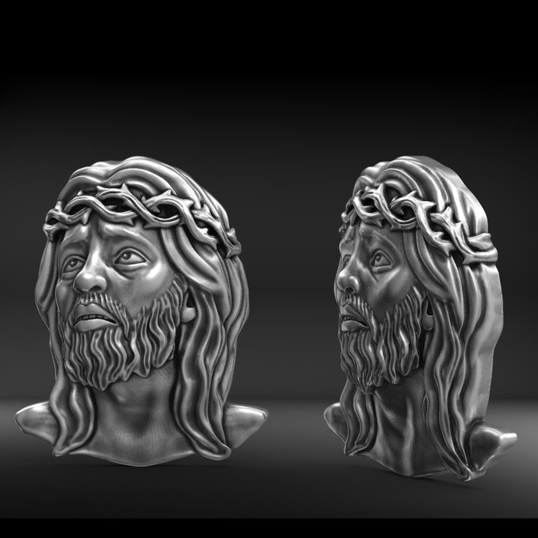 Bas-relief Of The Head Of Jesus Model - TurboSquid 1981894