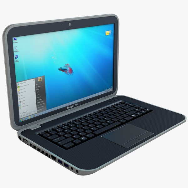 dell inspiron 7520 laptop 3d model