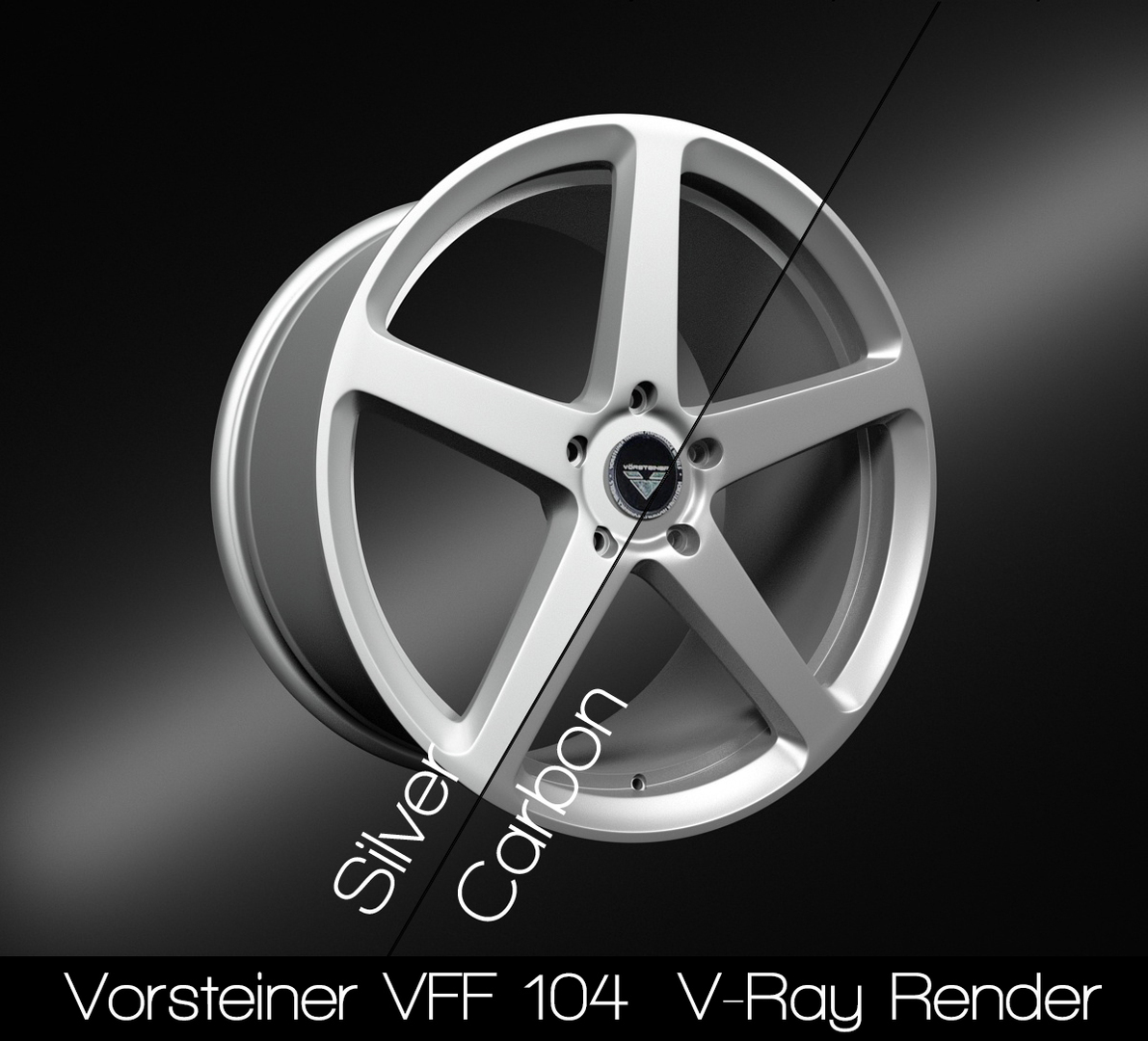 Vorsteiner vff 104 rim 3D model - TurboSquid 1382564