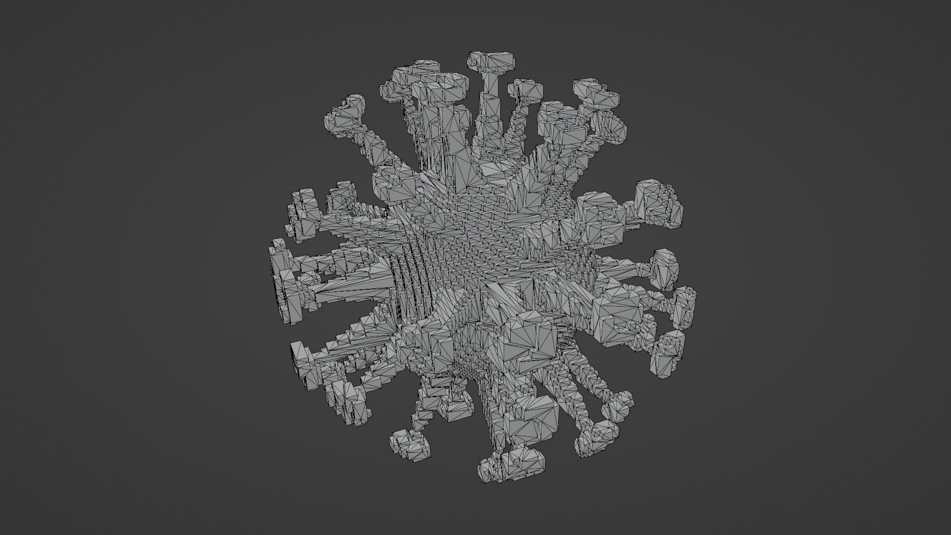 Voxel Yellow Virus 3D - TurboSquid 1974247
