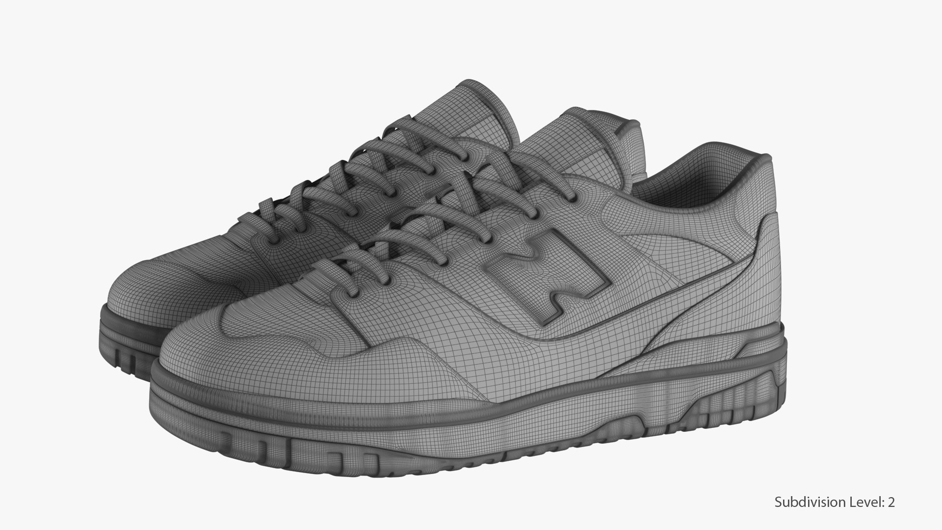 New Balance 550 Multicolor 3D model - TurboSquid 1975646