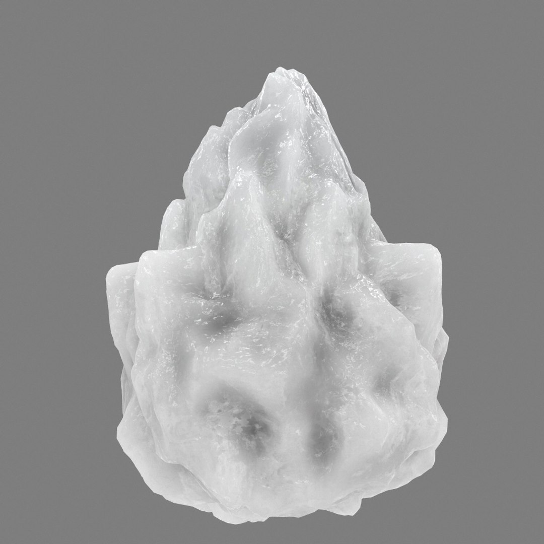 3D ice snow model - TurboSquid 1187342