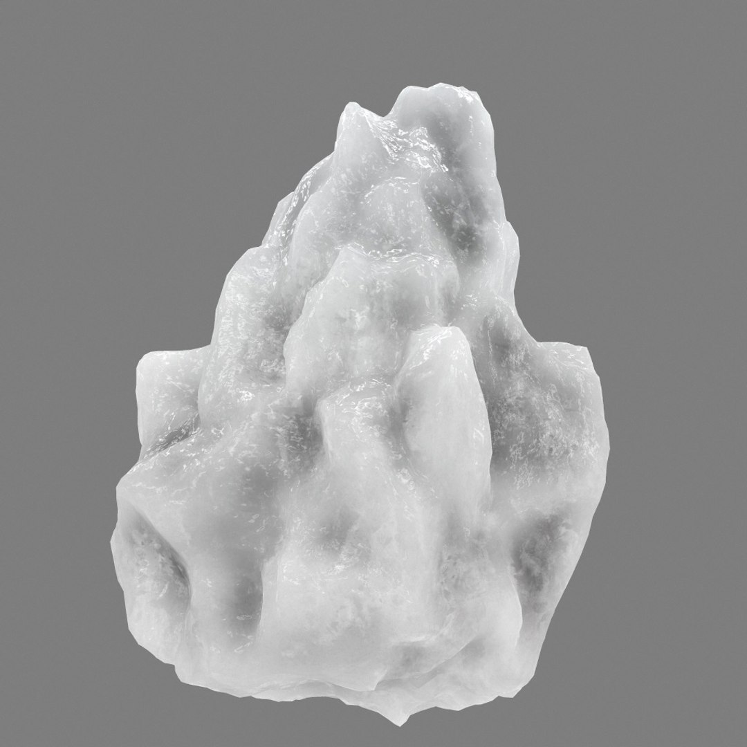 3D ice snow model - TurboSquid 1187342