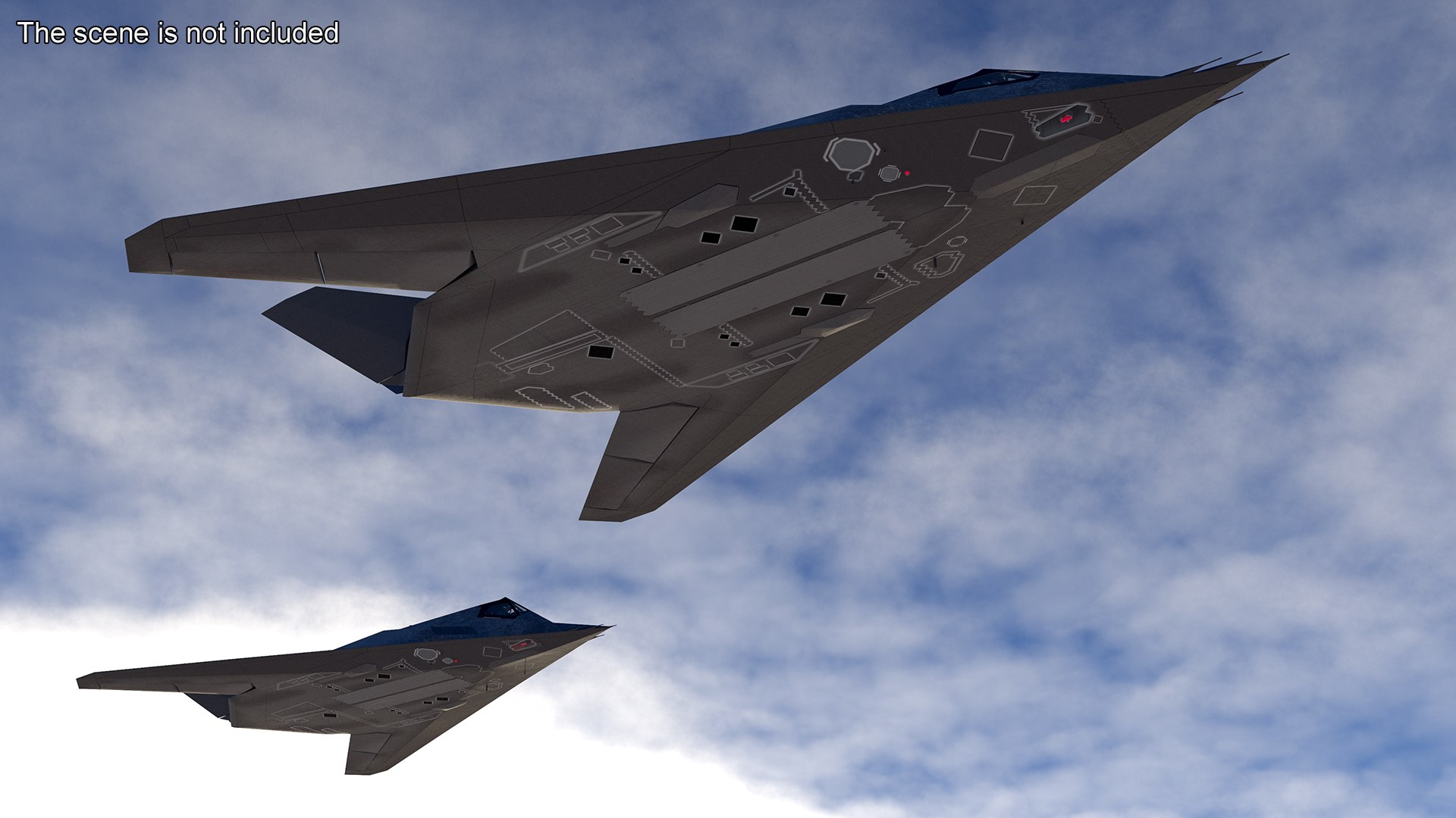 Stealth Combat Aircraft With Pilot In Flight 3D - TurboSquid 2328252