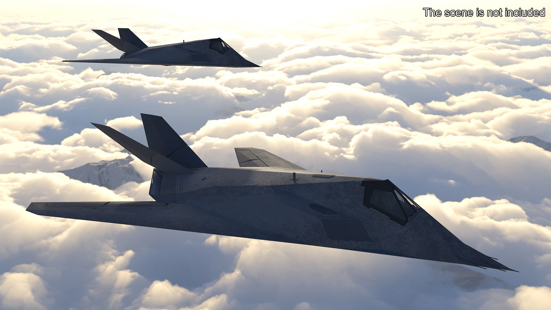 Stealth Combat Aircraft With Pilot In Flight 3D - TurboSquid 2328252
