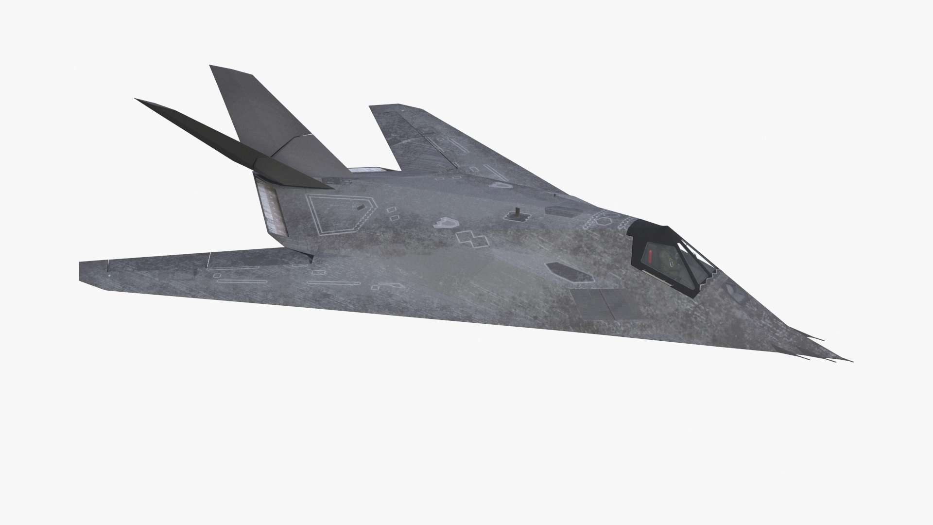 Stealth Combat Aircraft With Pilot In Flight 3D - TurboSquid 2328252