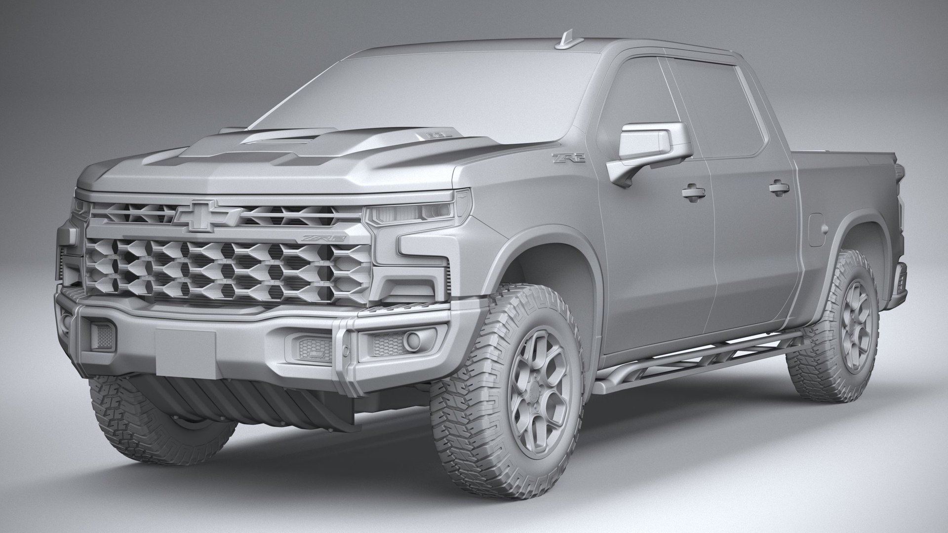 Chevrolet Silverado ZR2 Bison 2023 3D - TurboSquid 1986273