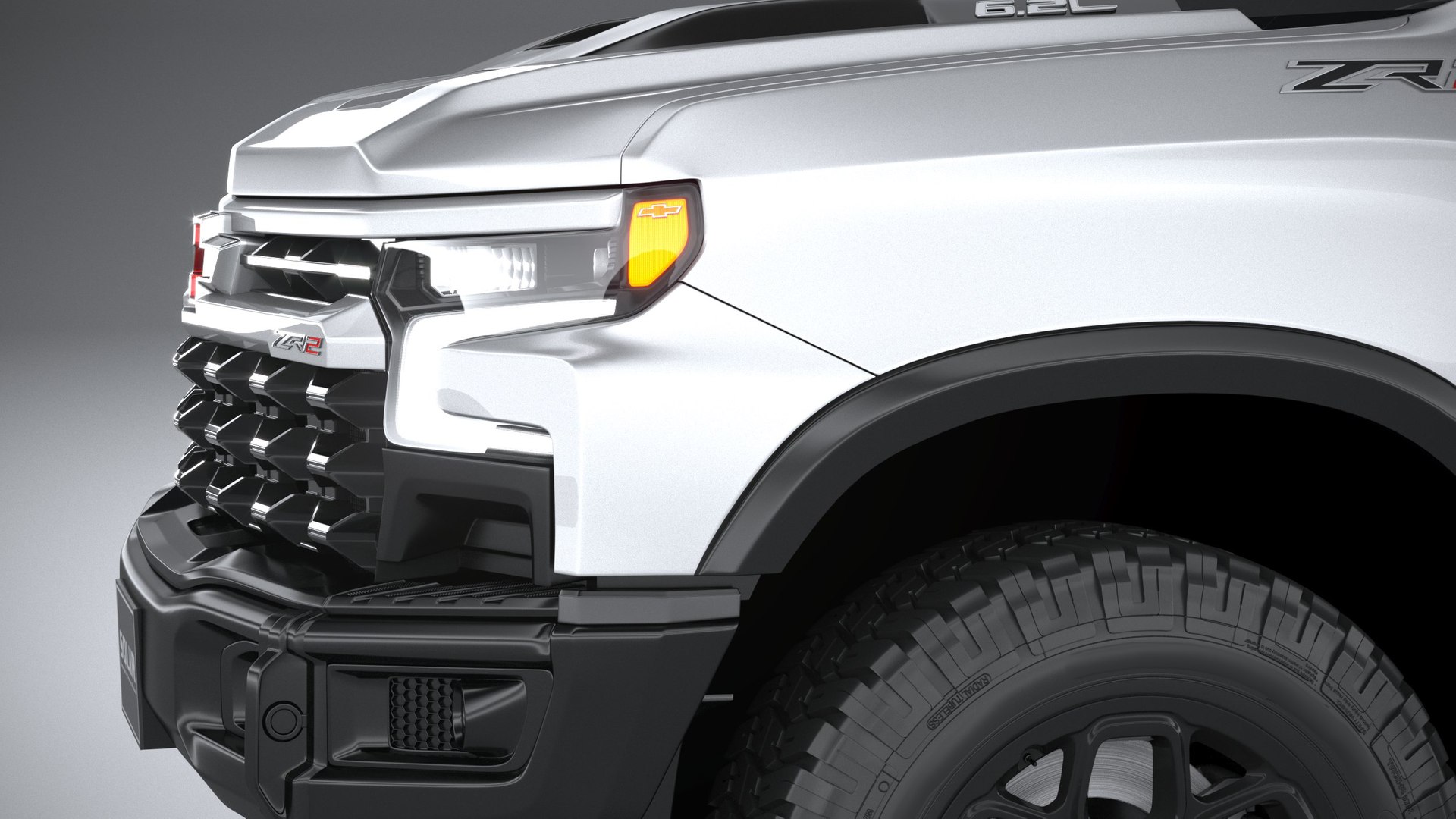 Chevrolet Silverado ZR2 Bison 2023 3D - TurboSquid 1986273