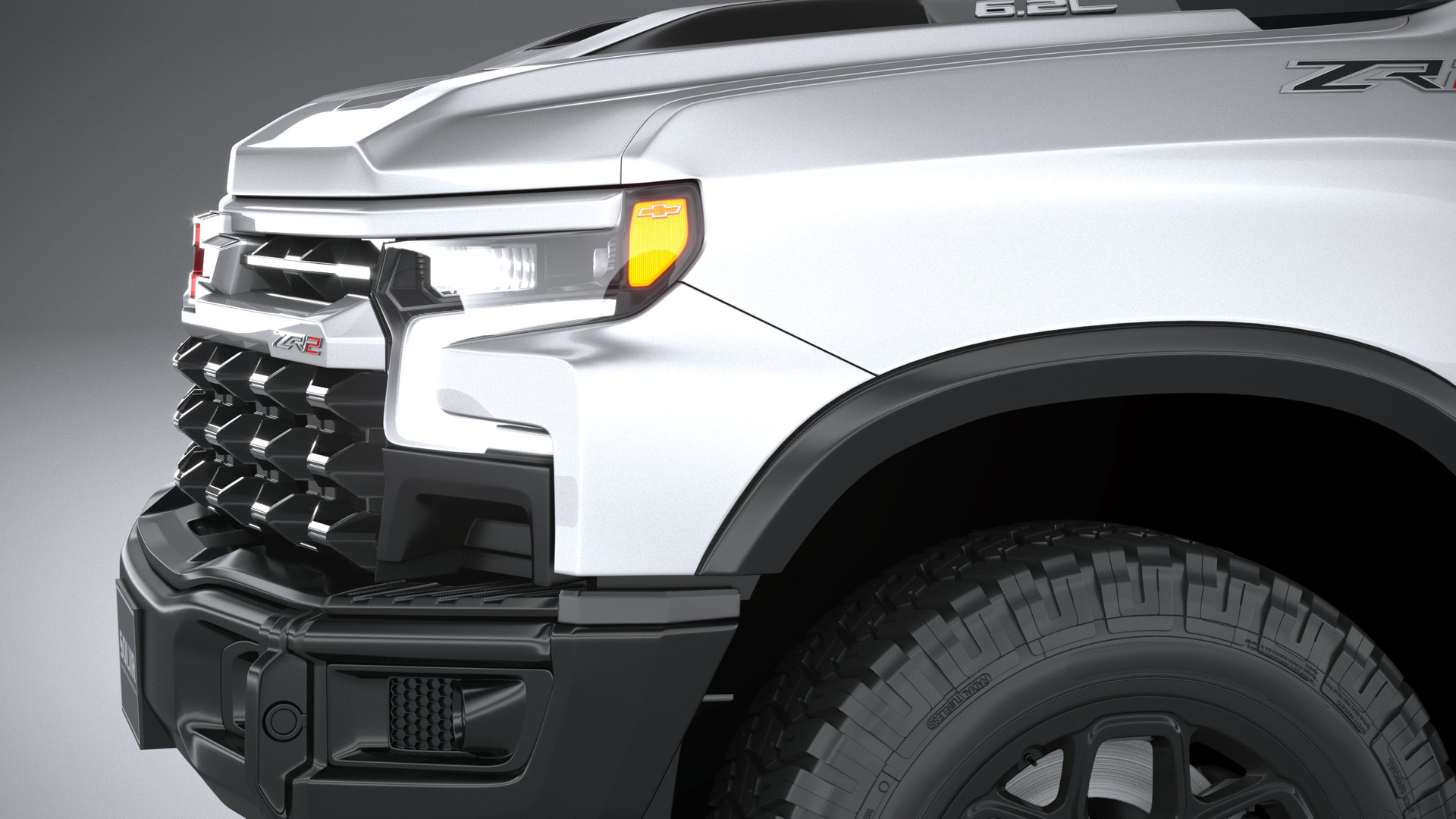 Chevrolet Silverado ZR2 Bison 2023 3D 모델 - TurboSquid 1986273