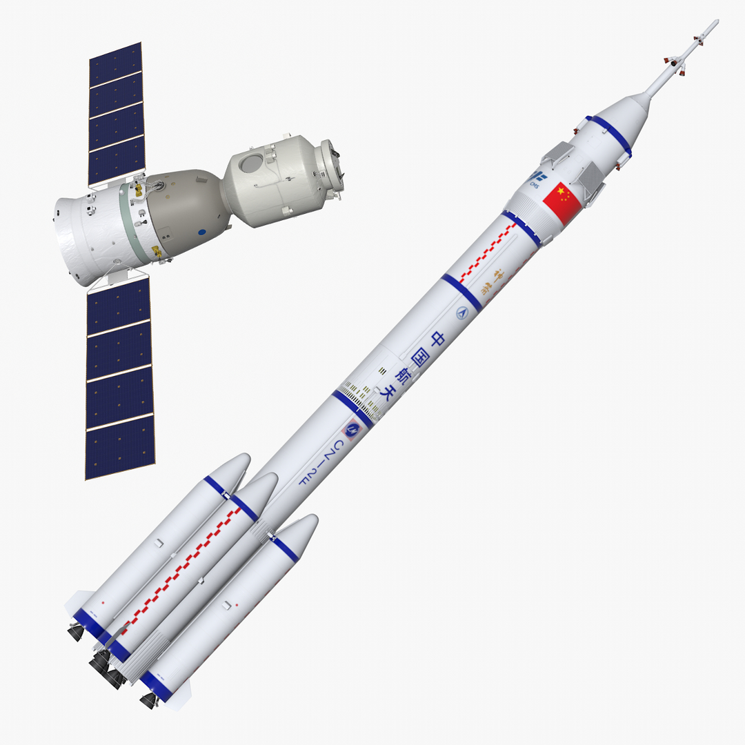 modelo 3d Larga Marcha y Shenzhou - TurboSquid 1779507