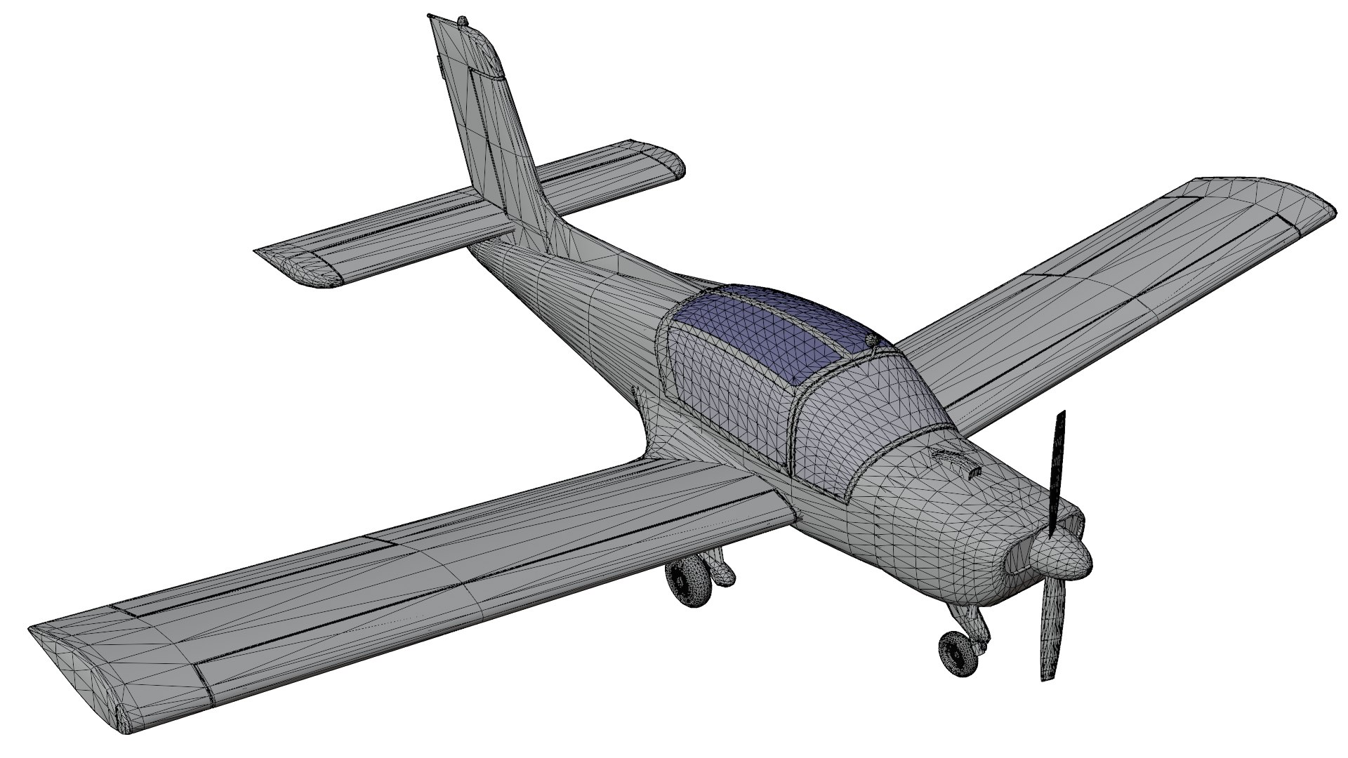 Rallye MS893 Aircraft Model - TurboSquid 2326428