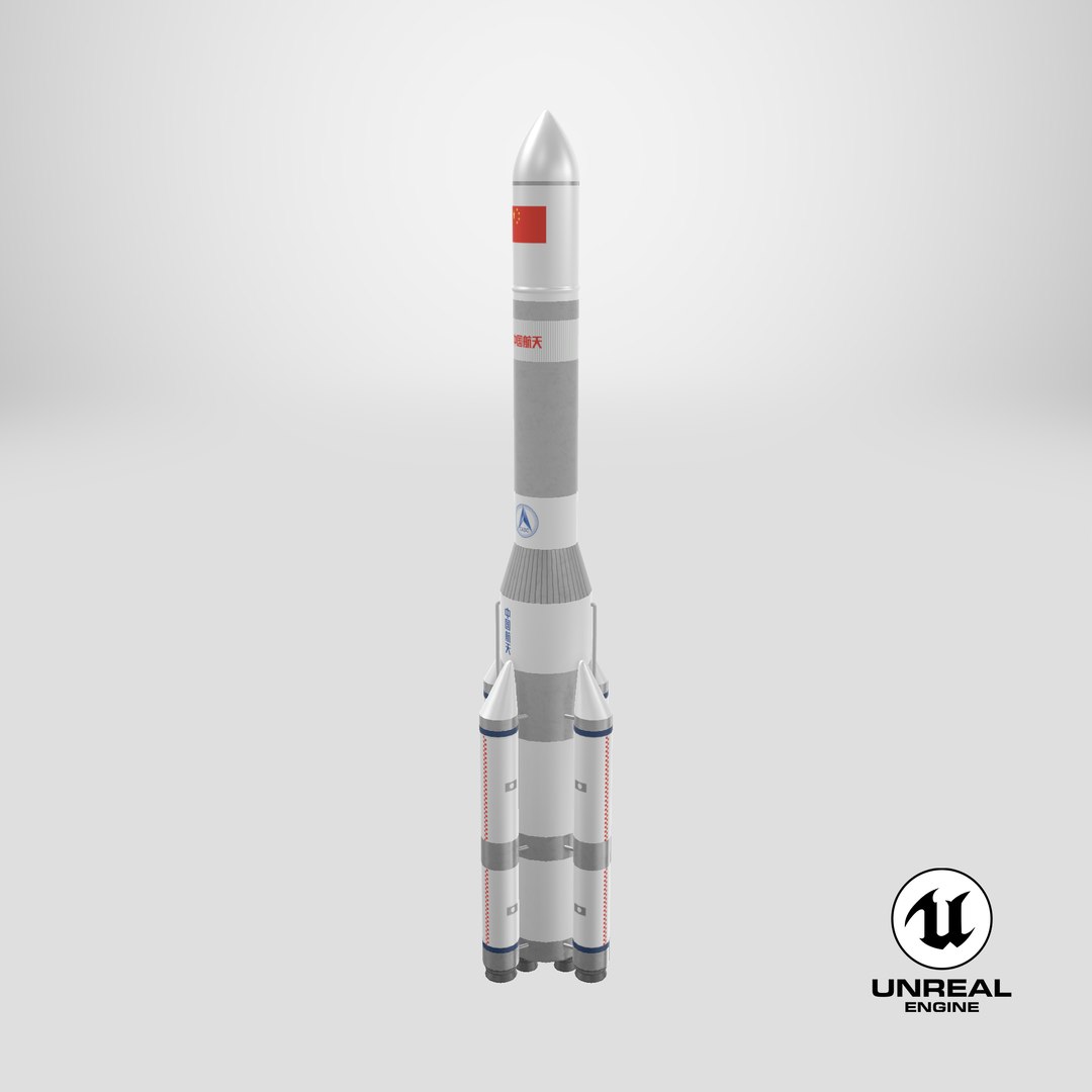 3D Chinese Long March Rocket - TurboSquid 2268358