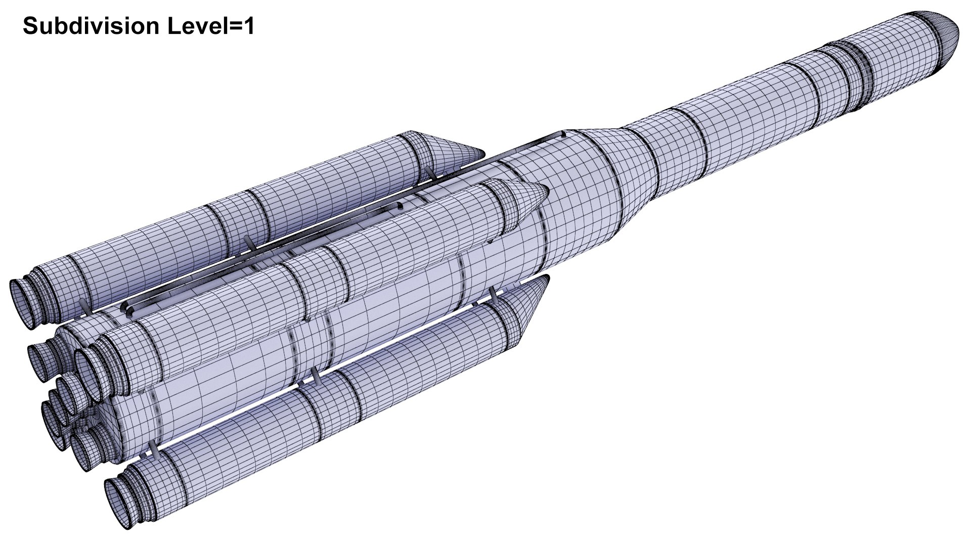3D Chinese Long March Rocket - TurboSquid 2268358
