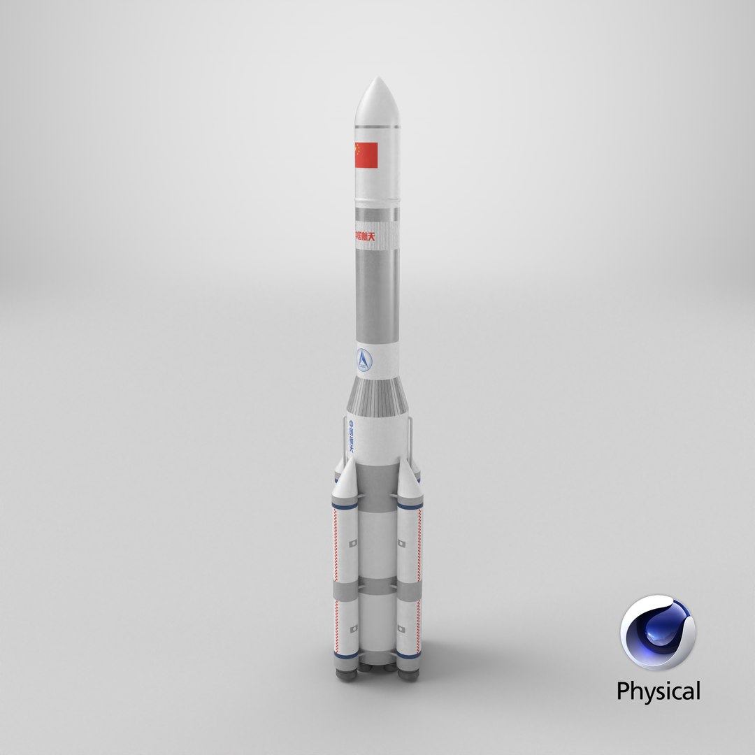 3D Chinese Long March Rocket - TurboSquid 2268358