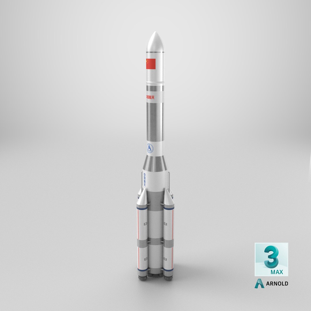 3D Chinese Long March Rocket - TurboSquid 2268358