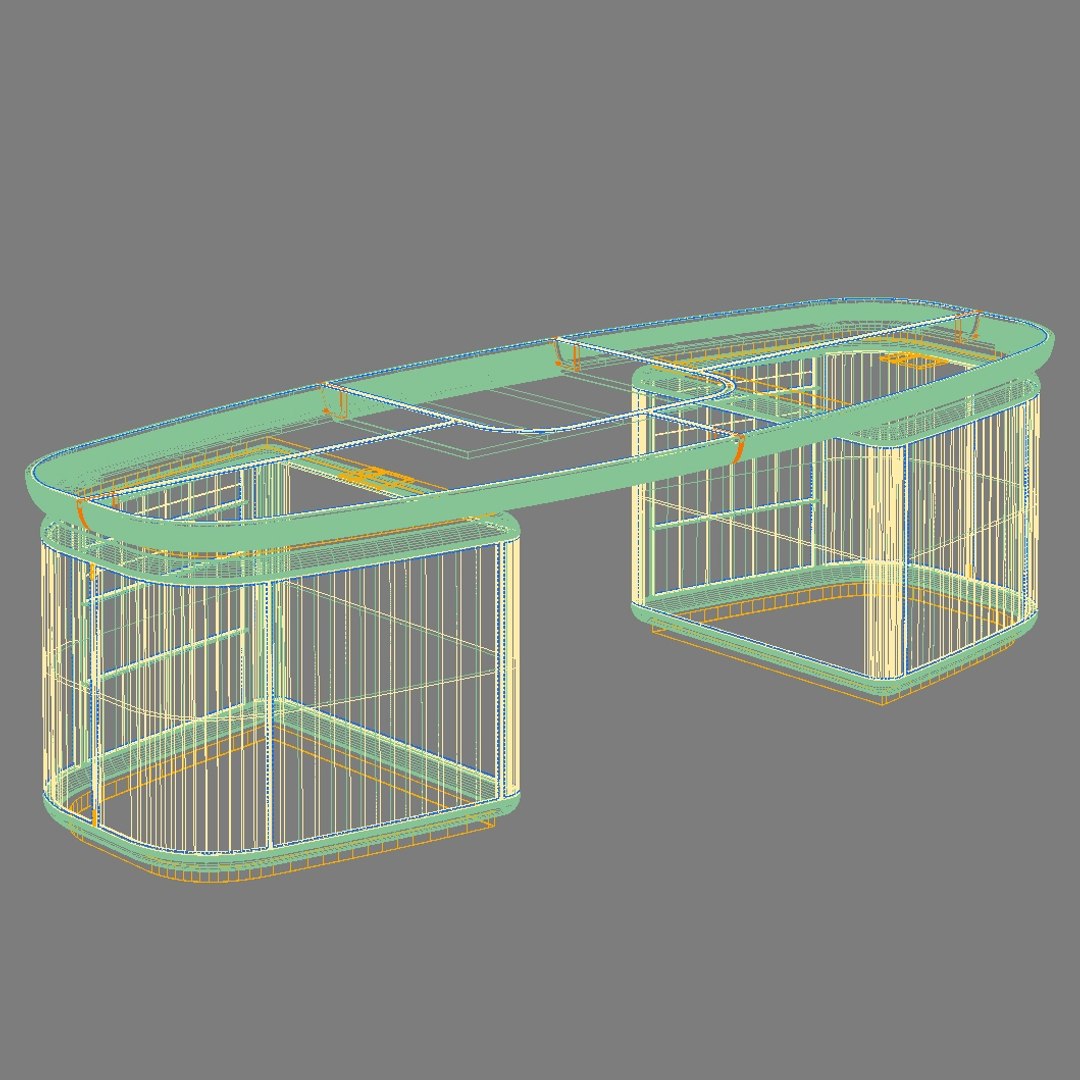 3d Model Desk Writing