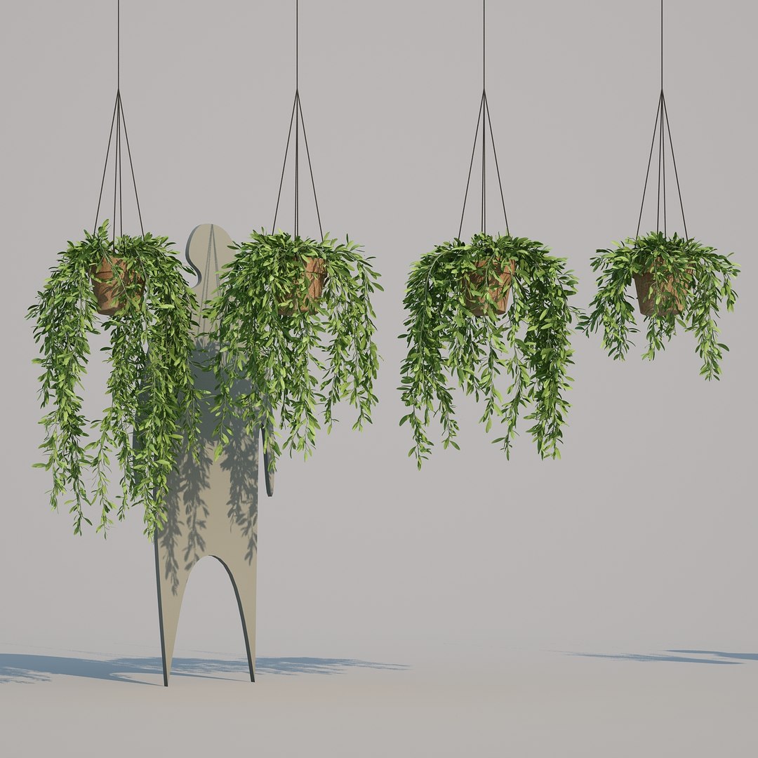 3 Plants Tree Model - TurboSquid 1313852