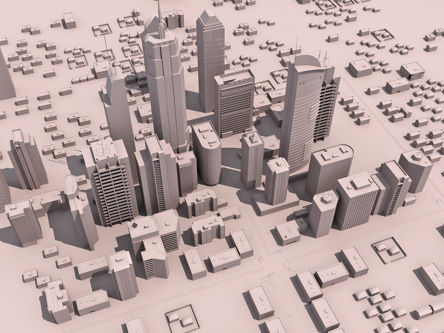 Town Build City Street 3d 3ds