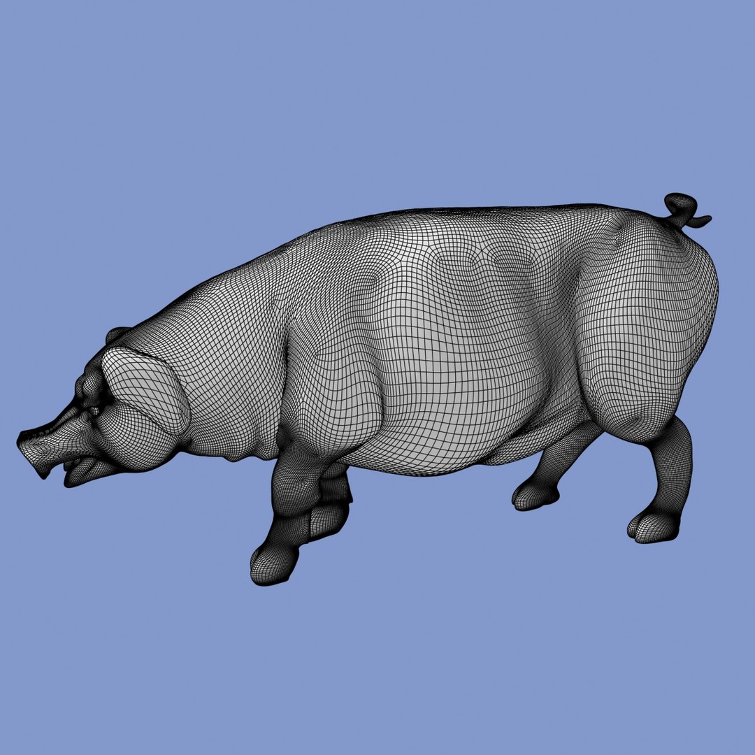 Pig 3d Max