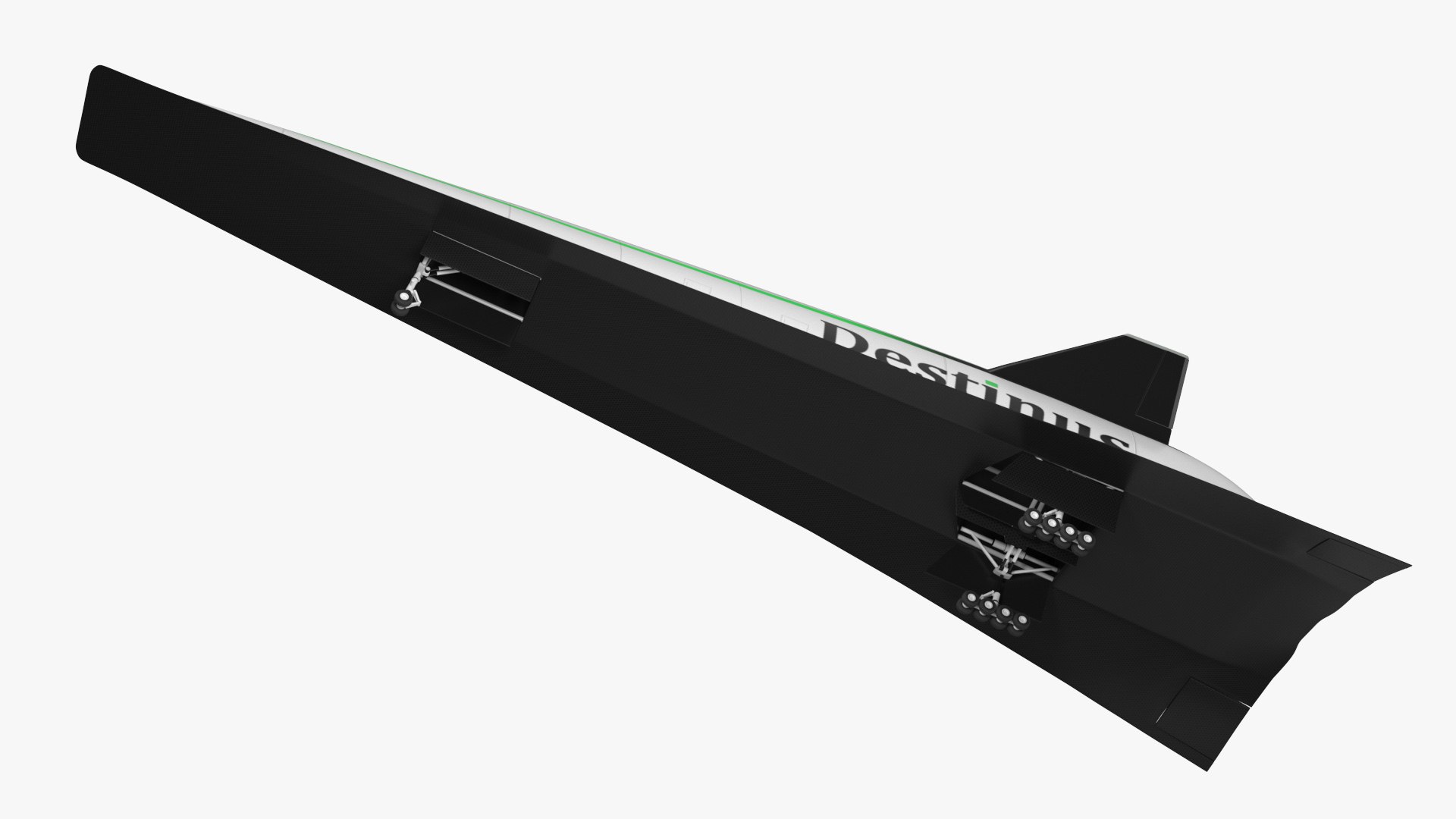 Hypersonic Plane Destinus S New Rigged 3D Model - TurboSquid 2325600