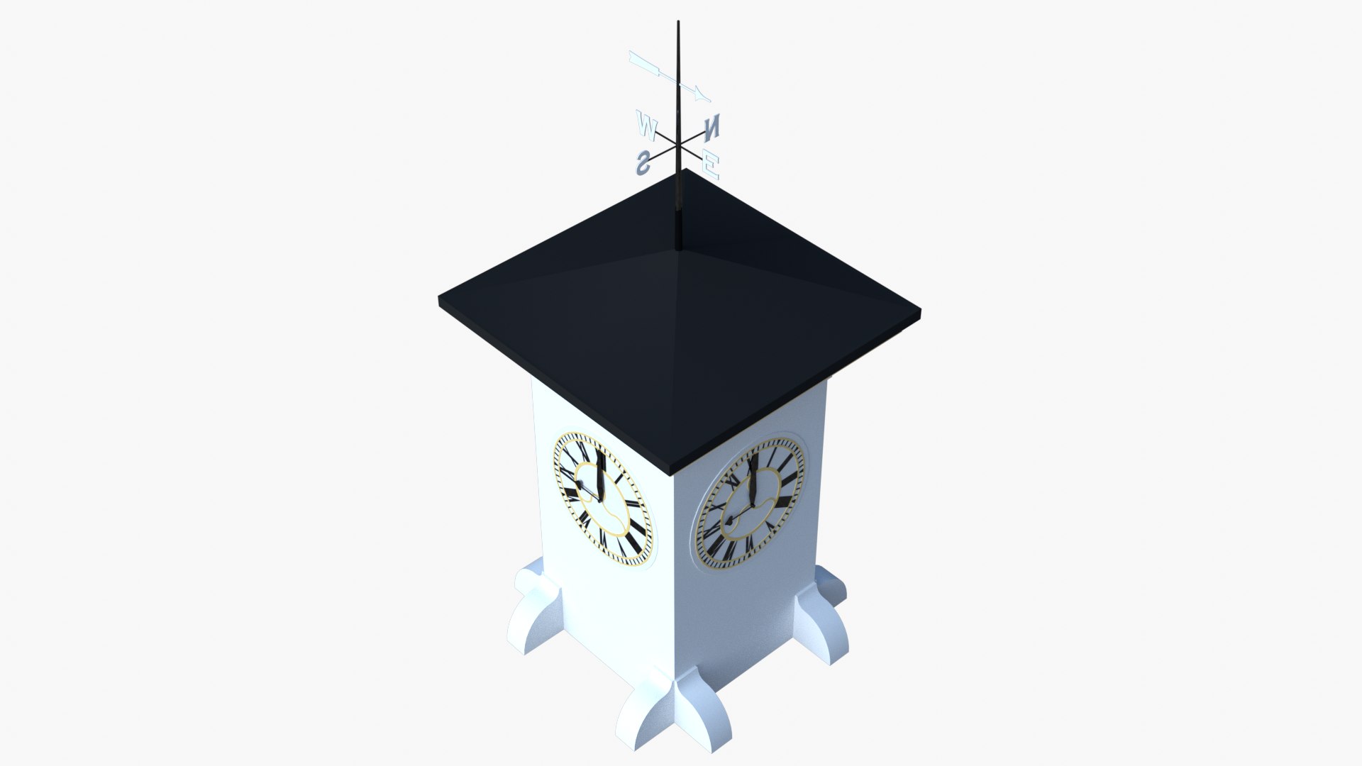 Clock Tower 3D Model - TurboSquid 1609853
