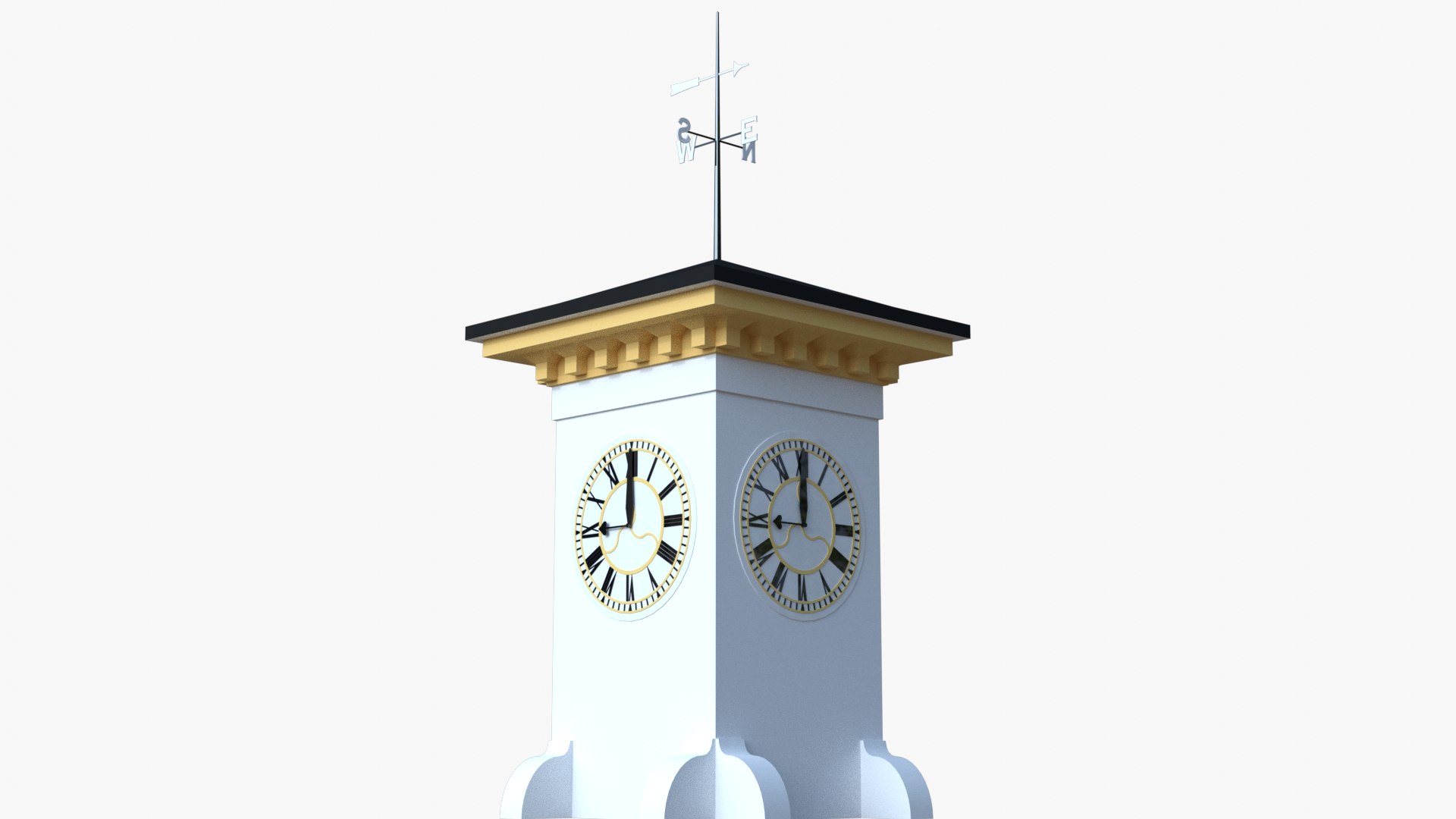 Clock Tower 3D Model - TurboSquid 1609853