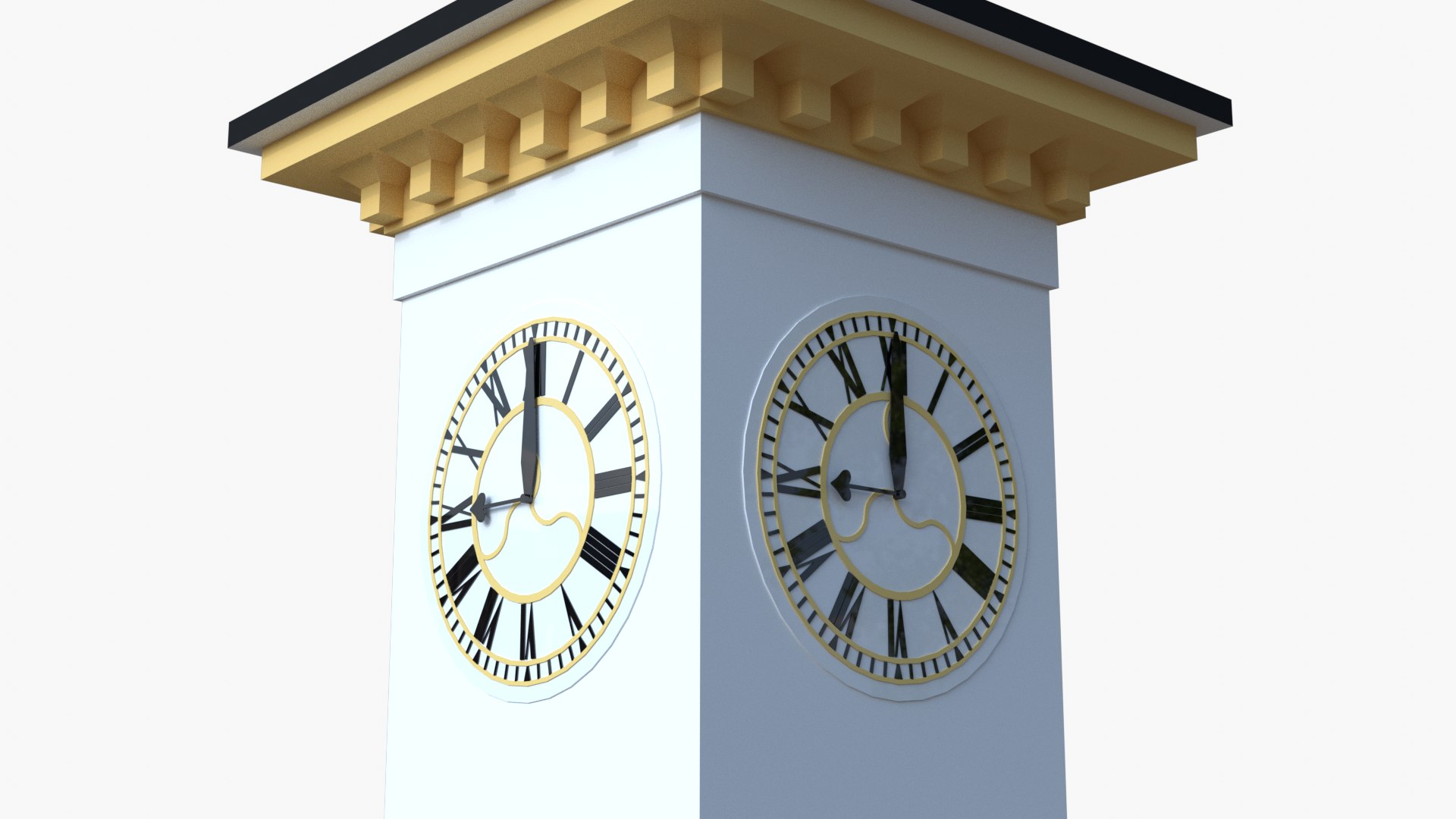 Clock Tower 3D Model - TurboSquid 1609853