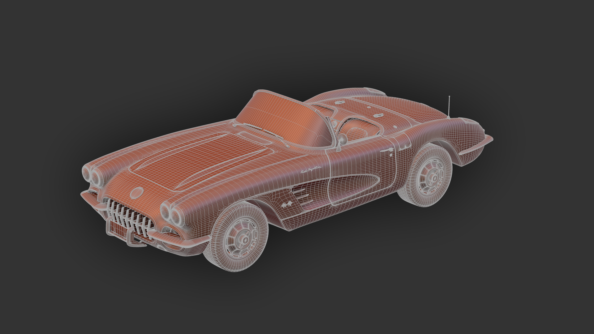 3D Chevrolet Corvette C1 - TurboSquid 2304010