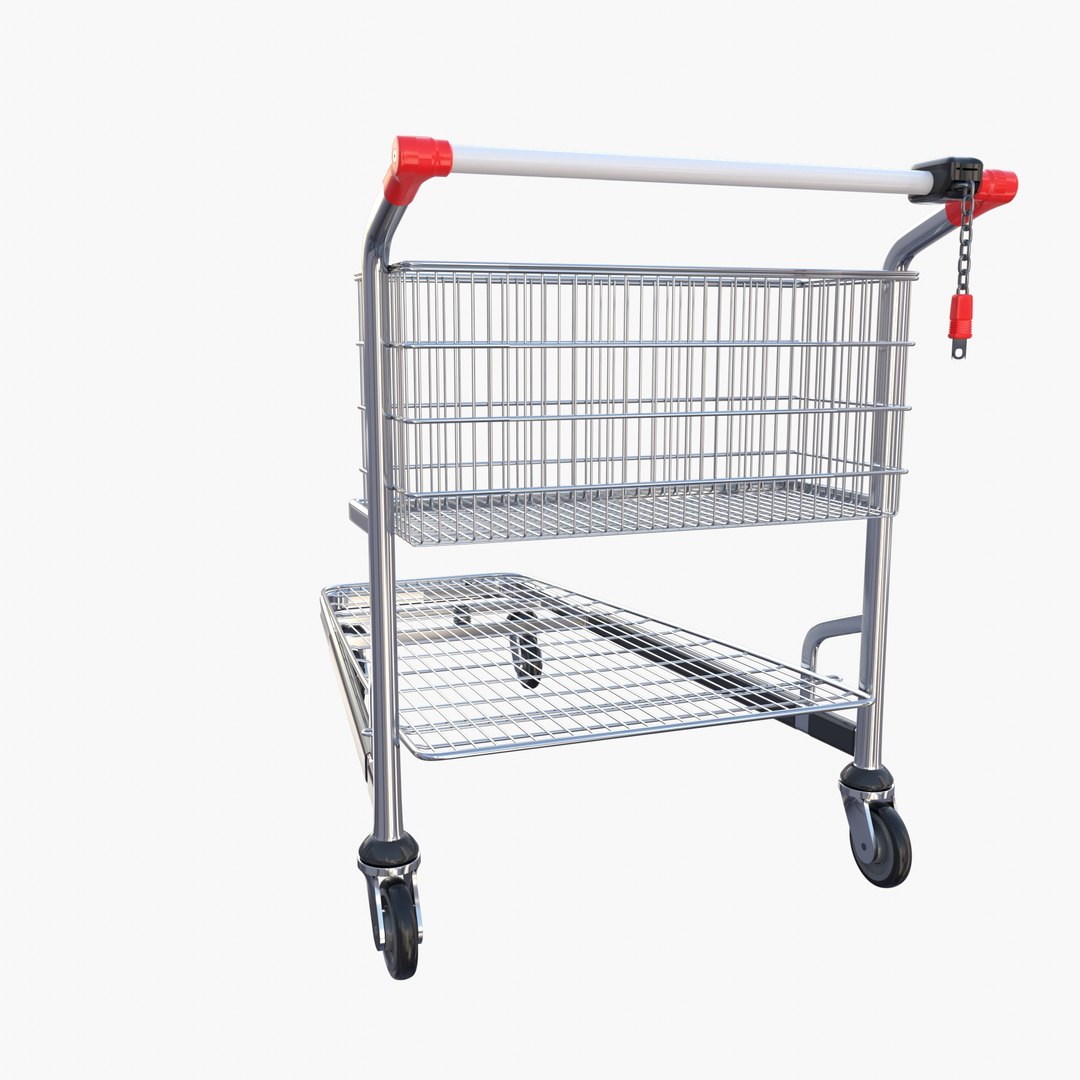 3D Shopping Cart Stack - TurboSquid 1661348