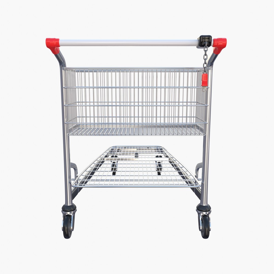 3D Shopping Cart Stack - TurboSquid 1661348
