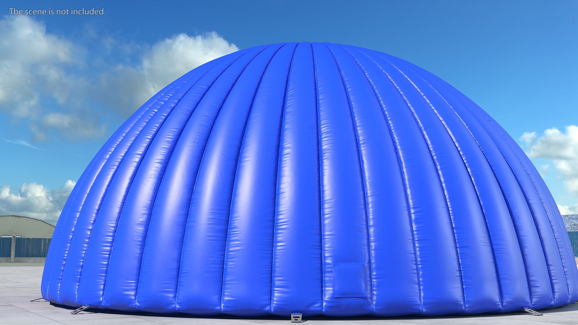 3D Igloo Inflatable Party Tent Blue Model - TurboSquid 2212770
